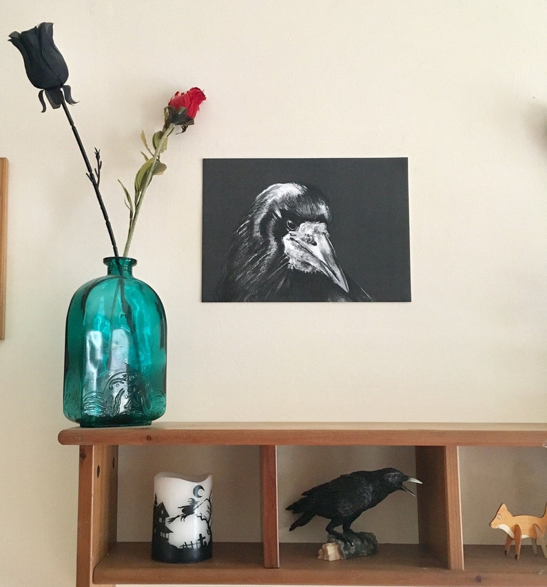 Rook Portrait A4 Art Print - Etsy