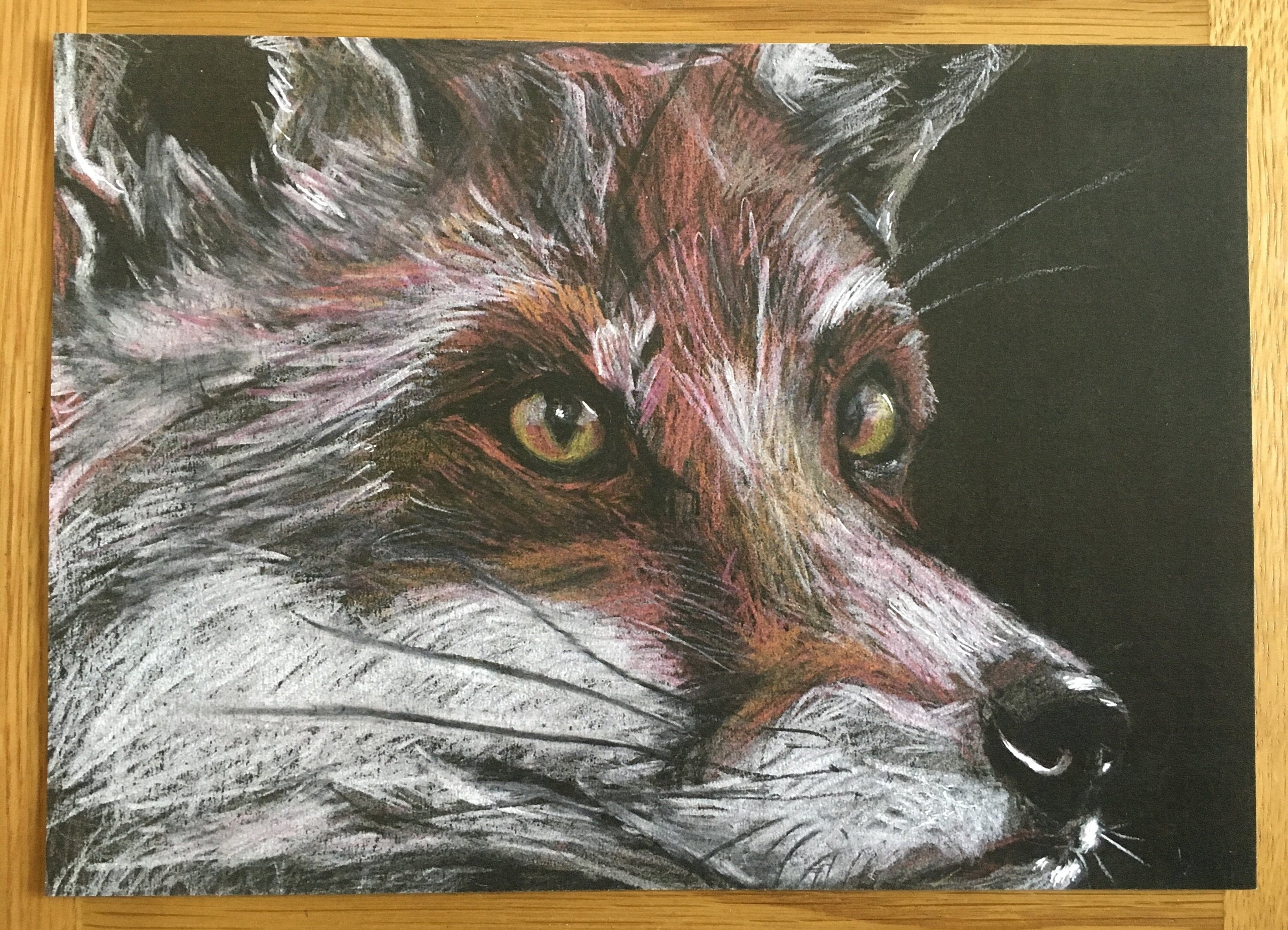 Fox Portrait A4 Art Print - Etsy