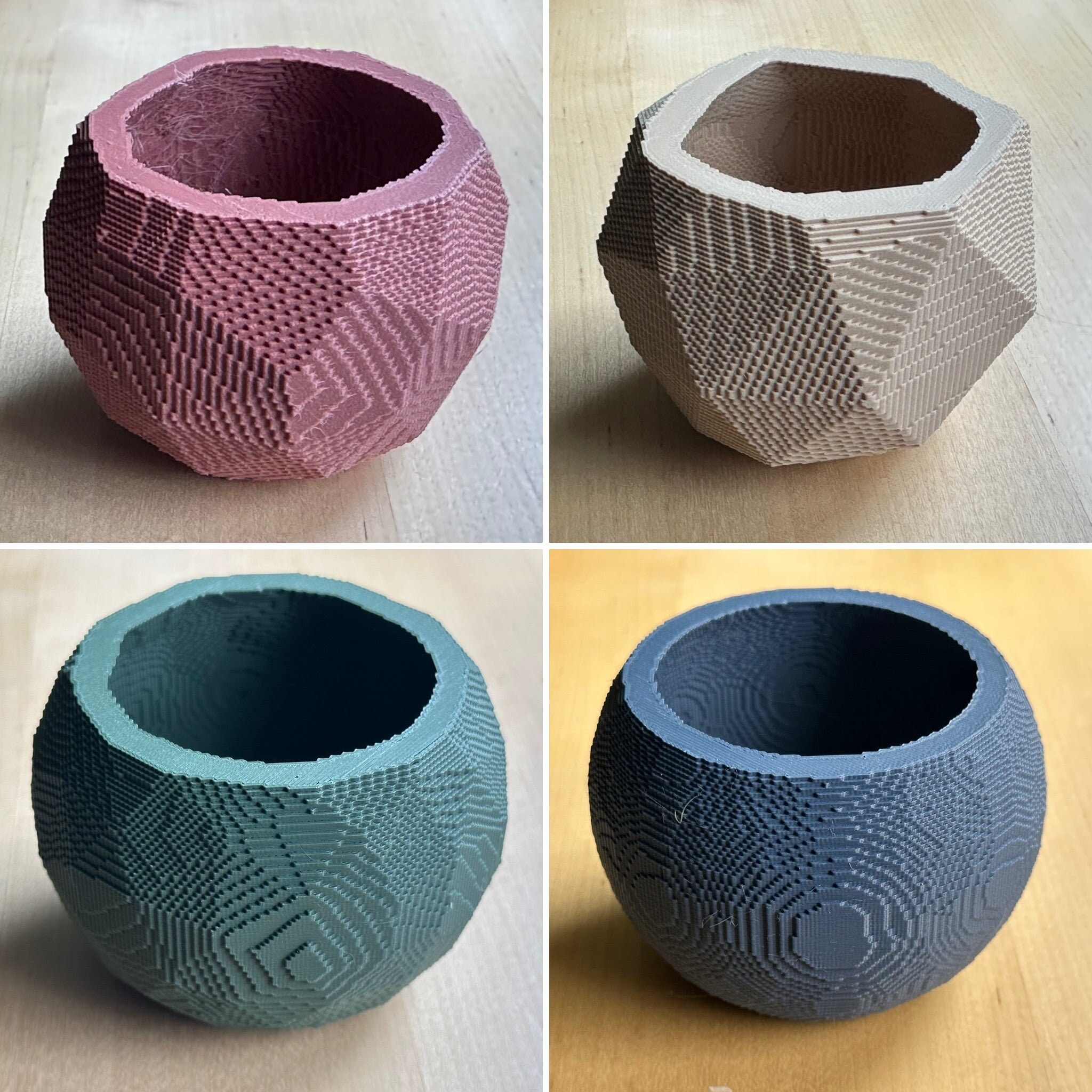 Elegant Voxelized Planters - Etsy