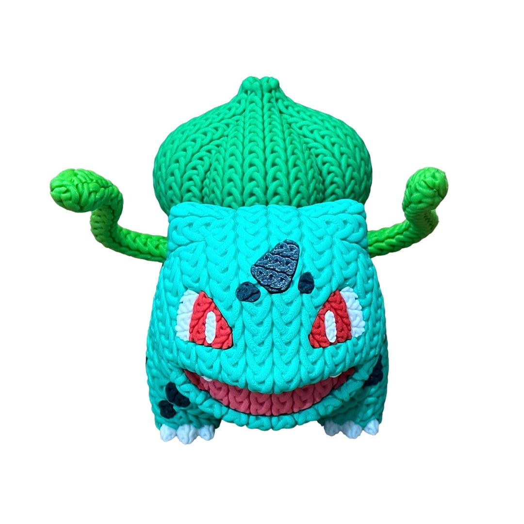 Bulbasaur (knitted/crochet Fan Art) From Pokémon - Etsy