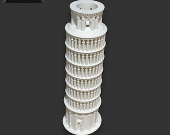 Leaning Tower of Pisa 3D Craft Template- Italy Crafts for Kids- Around ...