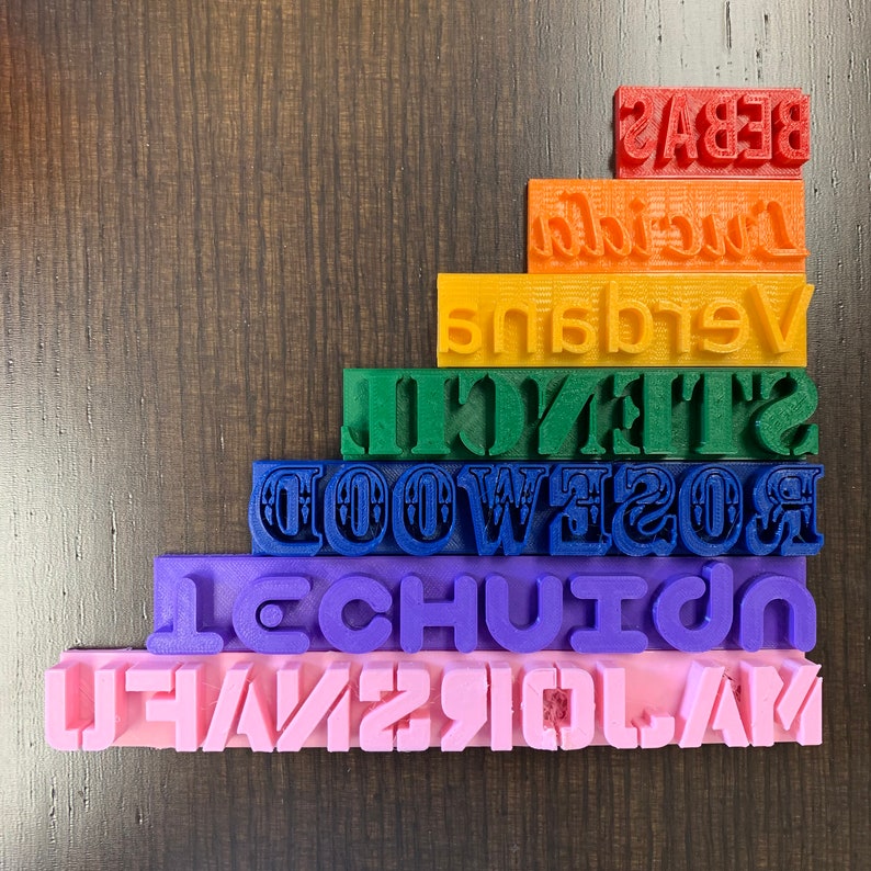 STAMPZ: Custom 3D Printed Universal Stamps for Cookie, Soap, Candle and ...