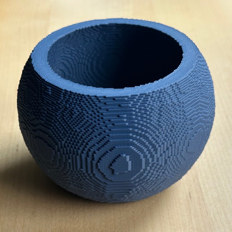 Elegant Voxelized Planters - Etsy