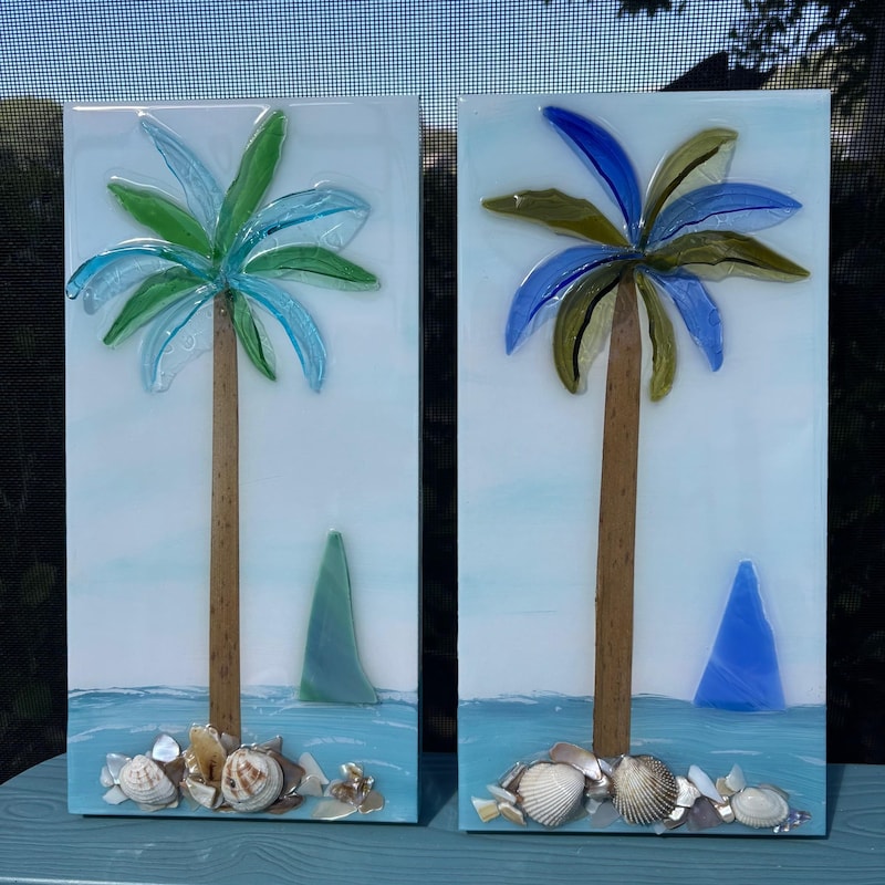 Palm Trees Tiles - Etsy