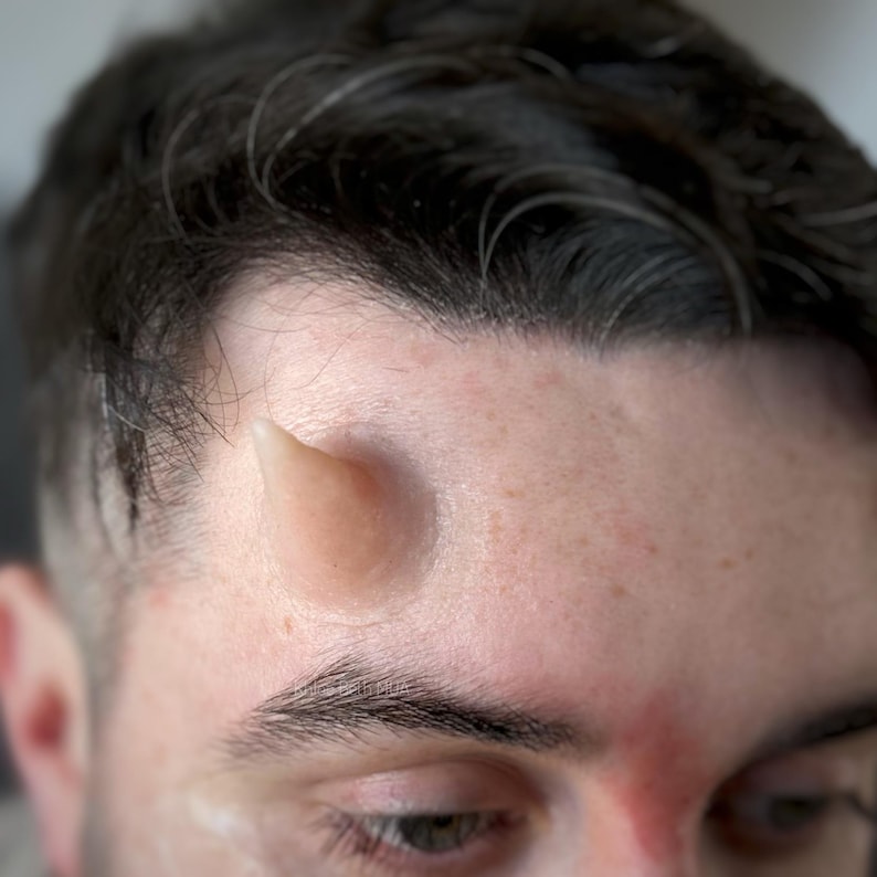 Devil Horns / Demon Horns Silicone Prosthetics / Halloween / Latex Free ...