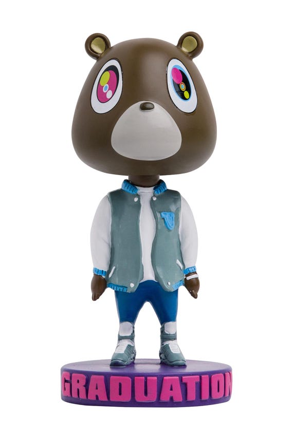 Kanye West Graduation Bear New Kanye Dropout Bear Teddy Bear Plush