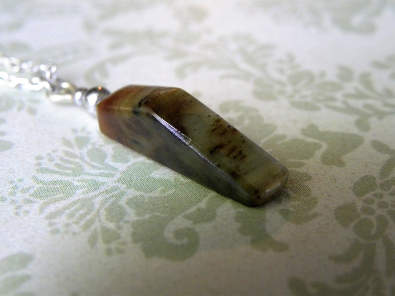 Rectangle Carved Stone Pendant - Etsy