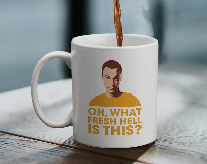 Sheldon Cooper Coffee Mug Collection Funny TV Series the Big Bang ...