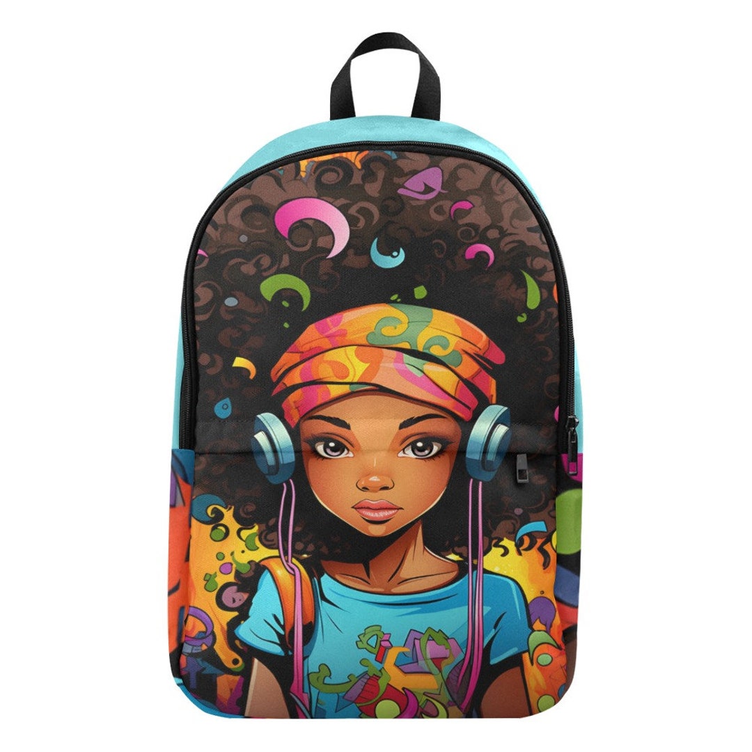 Girls Backpack Graffiti Gang Backpack Personalized Back to - Etsy