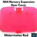 N64 Watermelon Red Memory Expansion Door Cover Nintendo 64 - Etsy