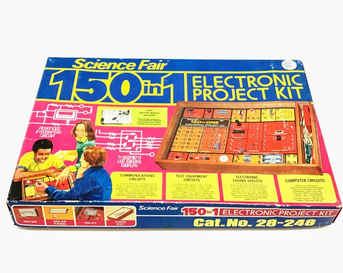 Science Fair 150 in 1 Electronics Project Kit - Etsy