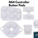 Nintendo 64 for N64 Controller Conductive Rubber Button Pads - Etsy