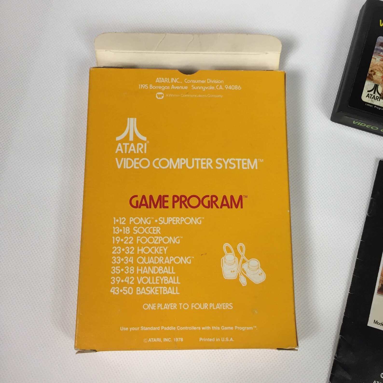 Video Olympics Atari 2600 Video Game CIB - Etsy