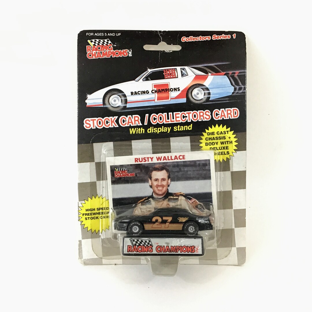 Rusty Wallace 27 Miller Genuine Draft Car NASCAR Stock Car - Etsy
