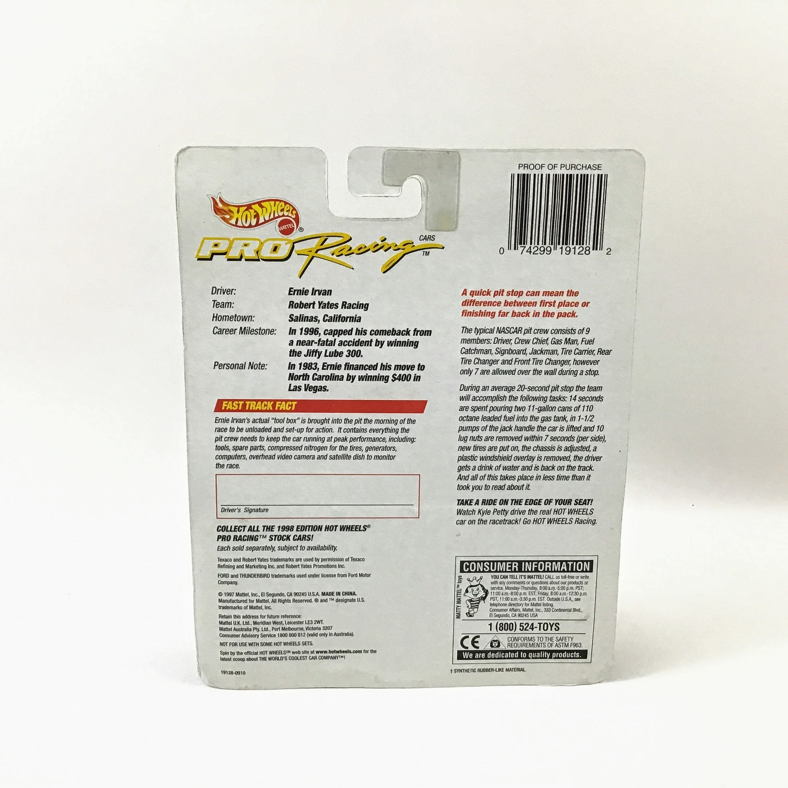 Ricky Rudd NASCAR 10 Tide Hot Wheels Pro Racing Ford - Etsy