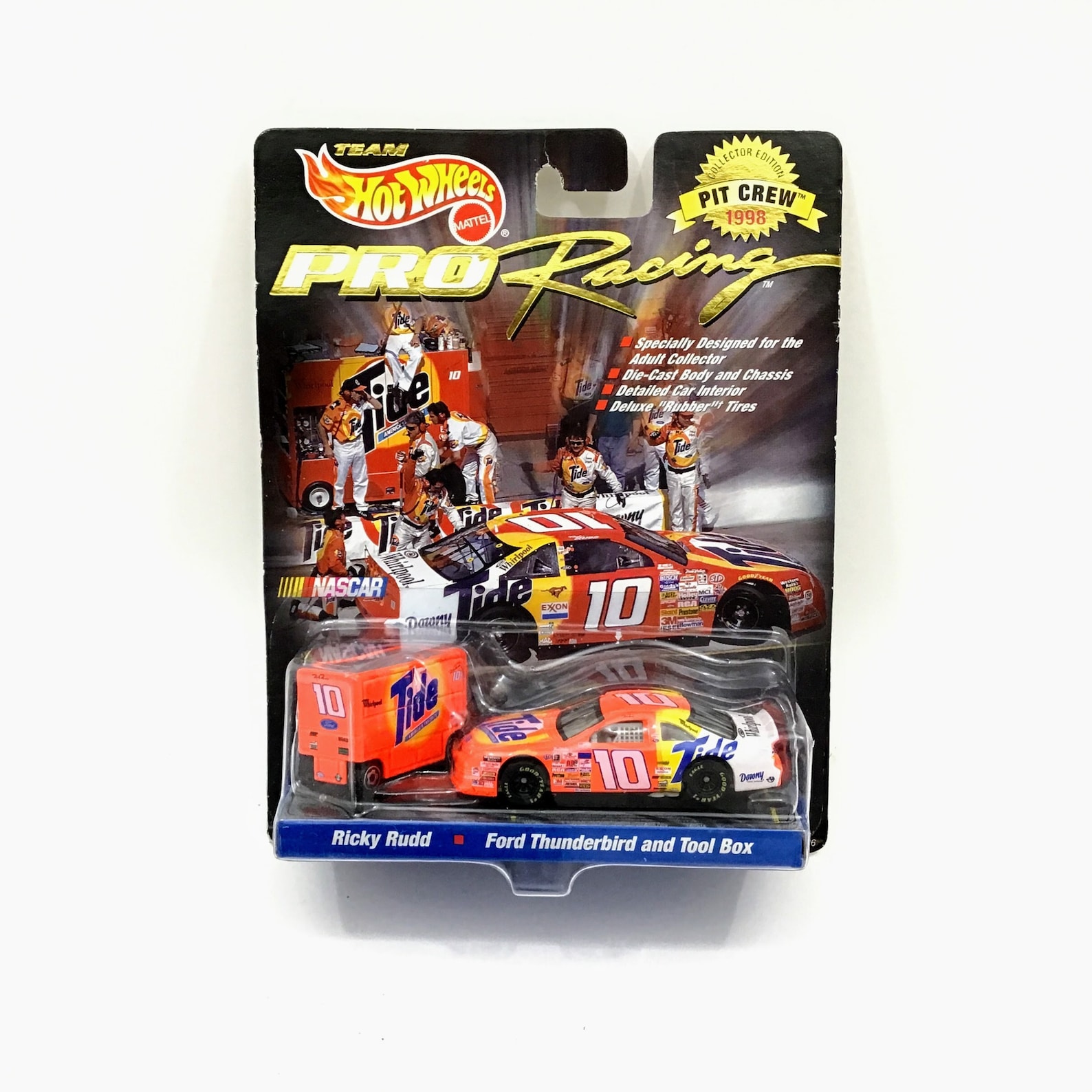 Ricky Rudd NASCAR 10 Tide Hot Wheels Pro Racing Ford | Etsy