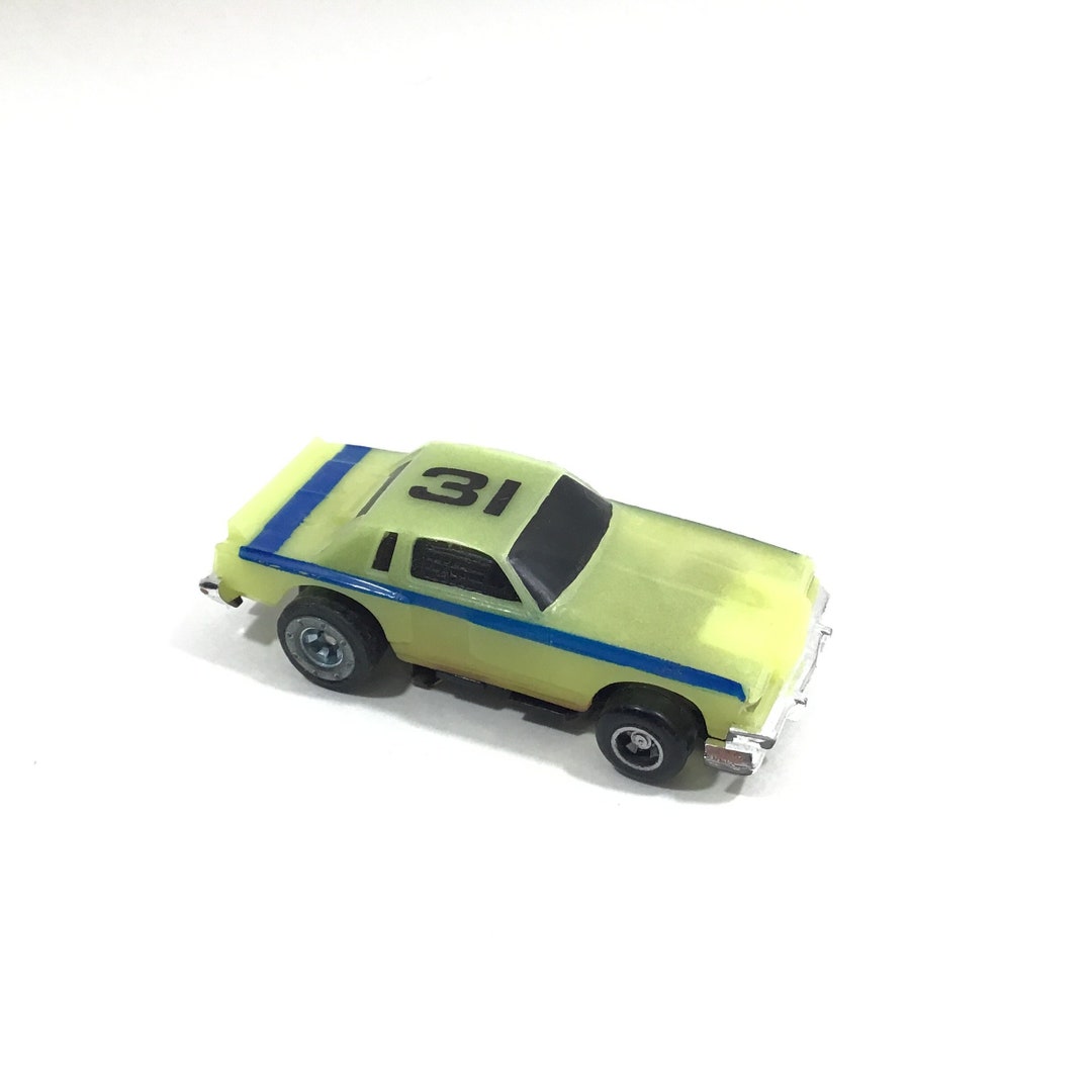 TCR Ideal #41 Chevy Nova Blue Jam Car Slotless Slot Car HO 1/64 Scale ...