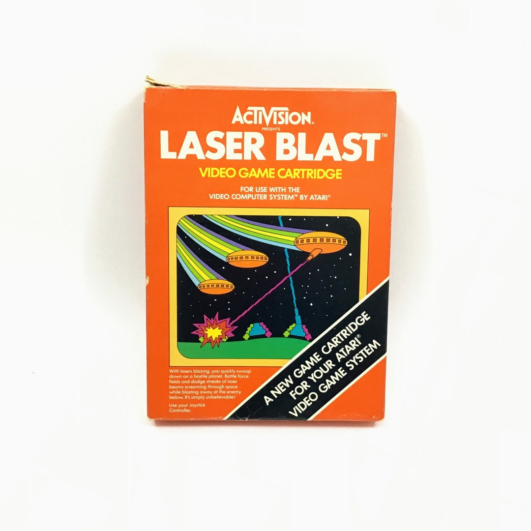 Atari 2600 LASER BLAST Activision Video Game - Etsy