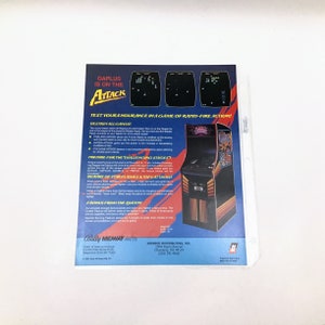 GAPLUS Arcade Video Game FLYER Vintage Bally Midway - Etsy