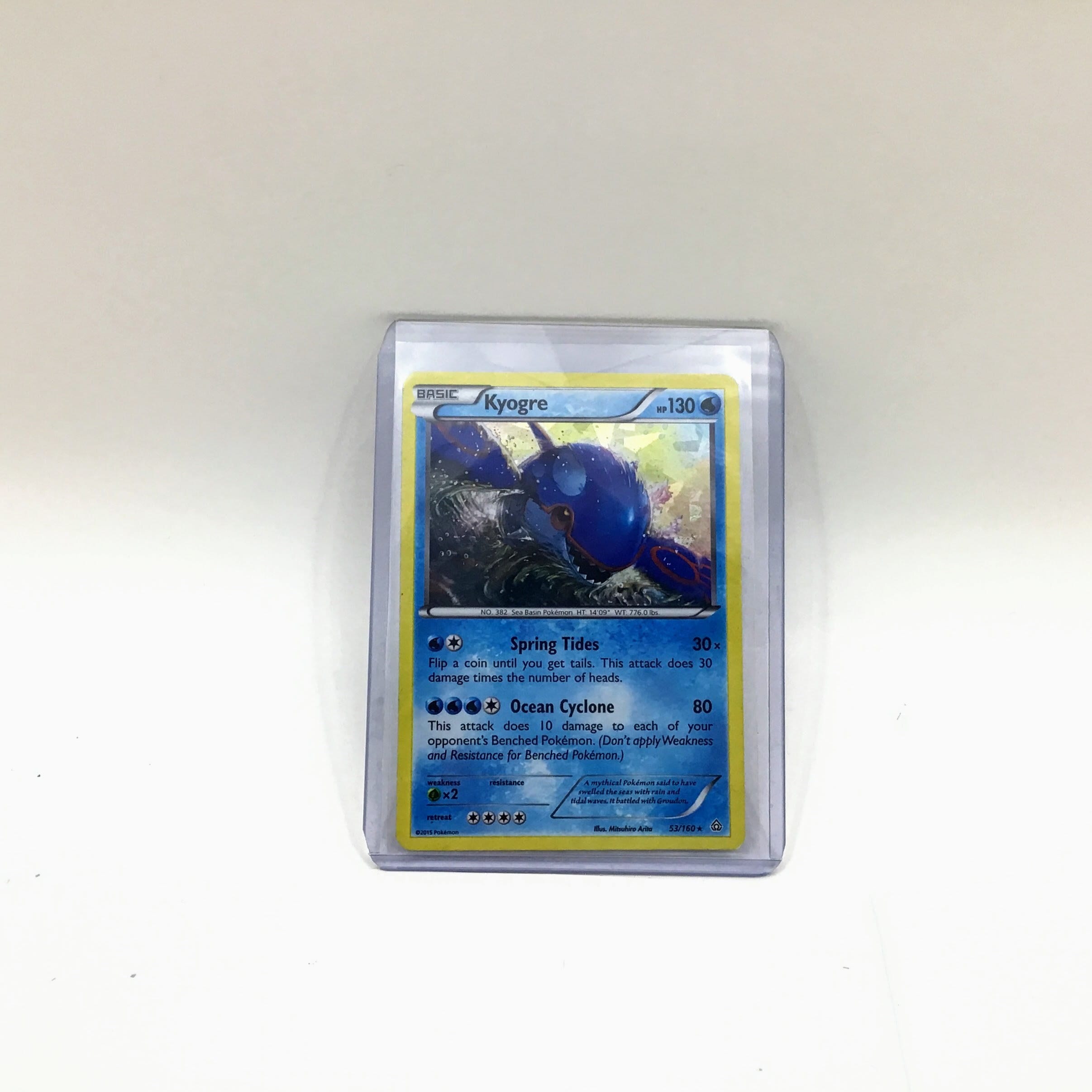 Pokemon Kyogre Card