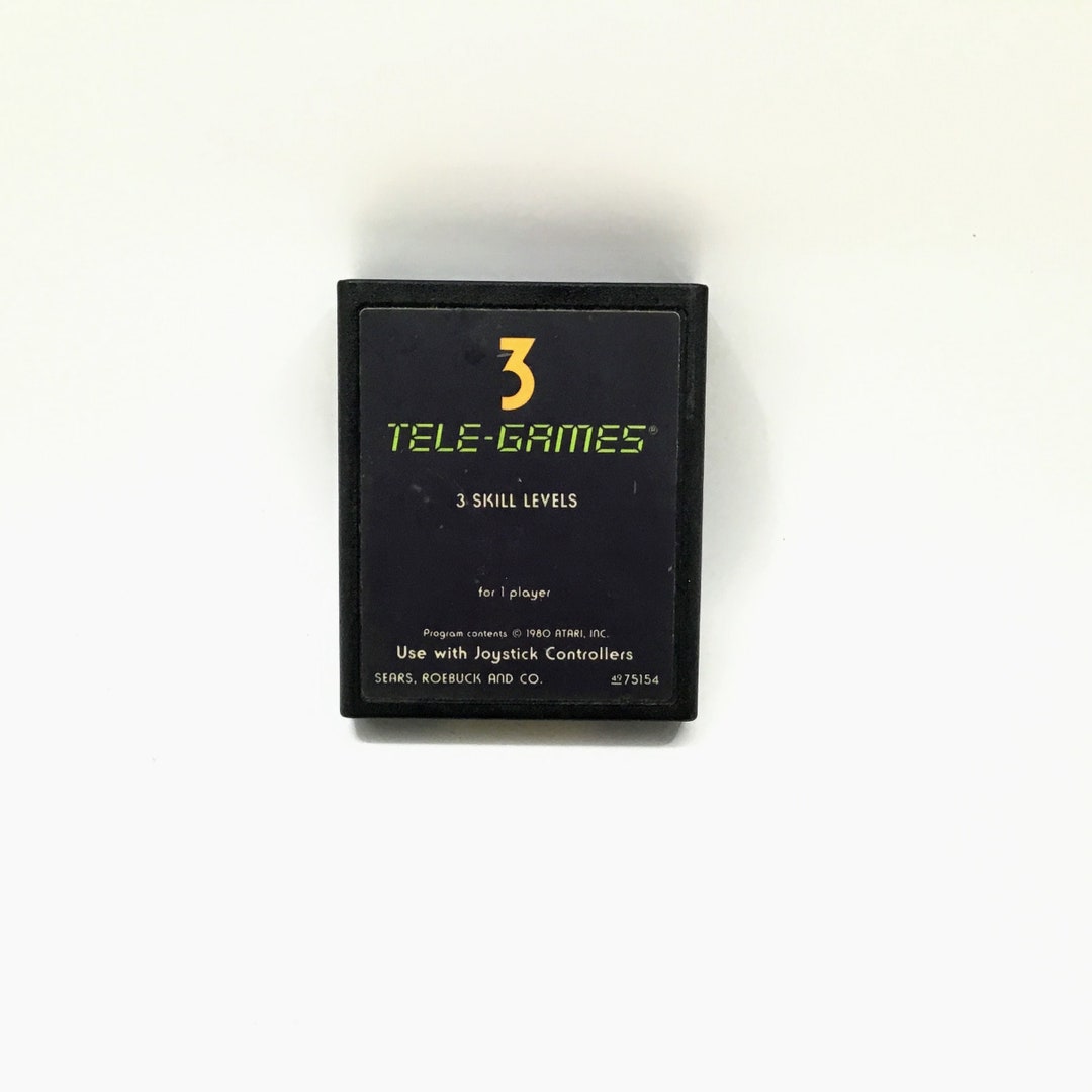 Adventure Sears Tele Games Atari 2600 Video Game Cartridge - Etsy