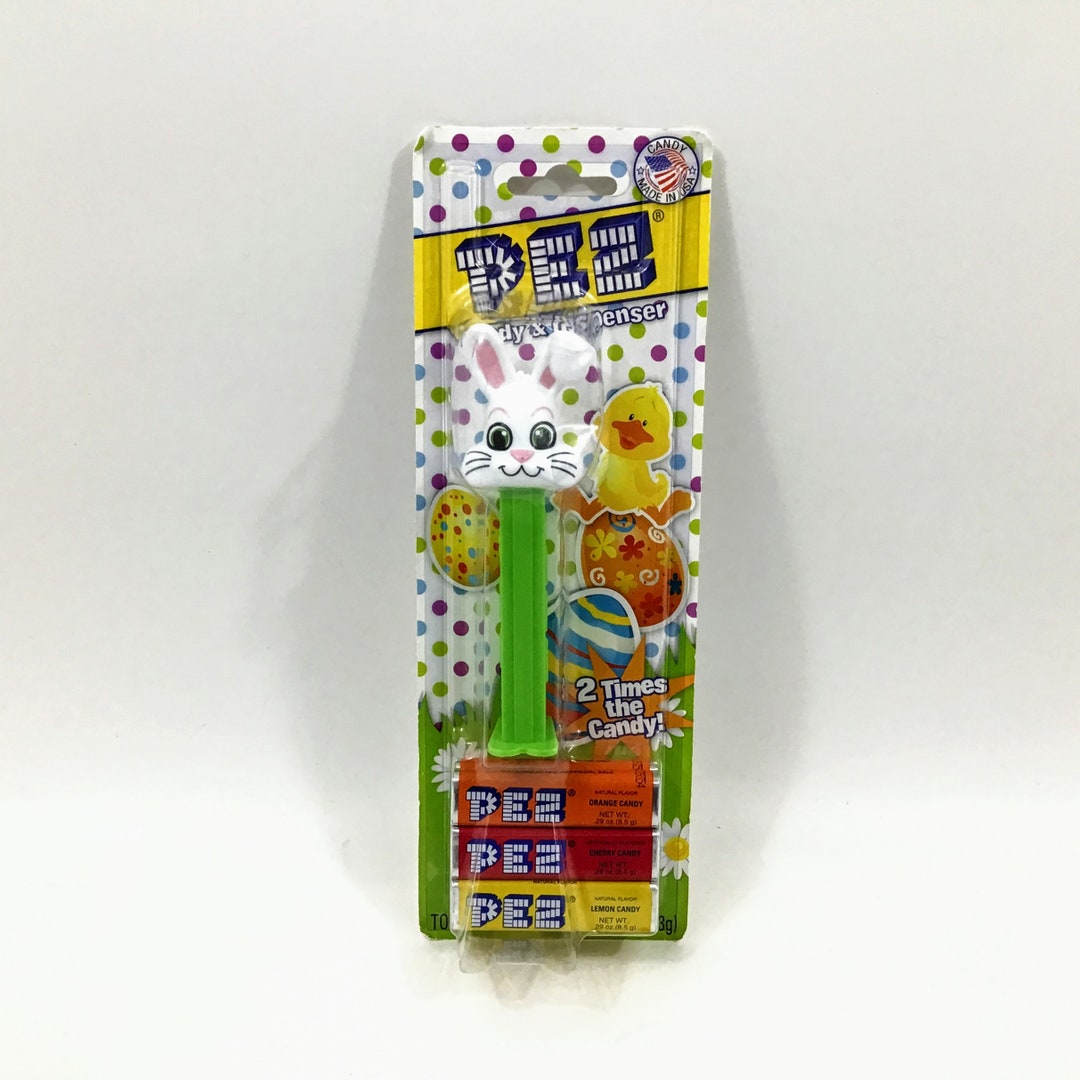 Floppy Ear White Bunny PEZ Dispenser PEZ Happy Easter - Etsy
