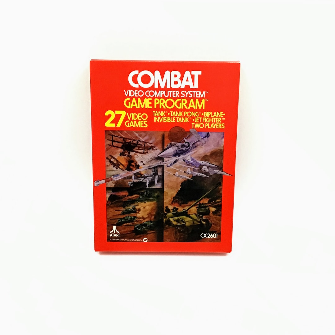 Atari 2600 COMBAT Video Game and Box - Etsy