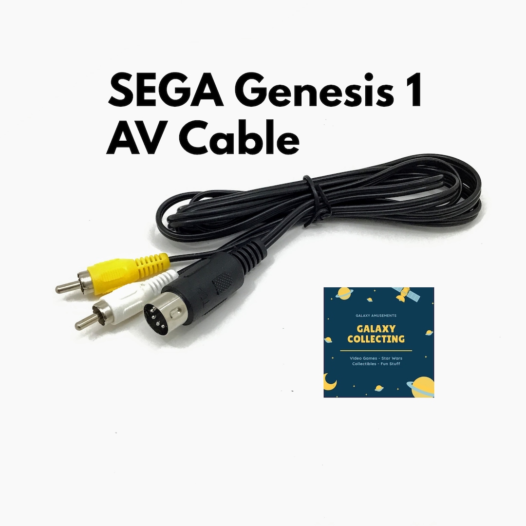 Sega Genesis 1 AV Wire Cable - Etsy