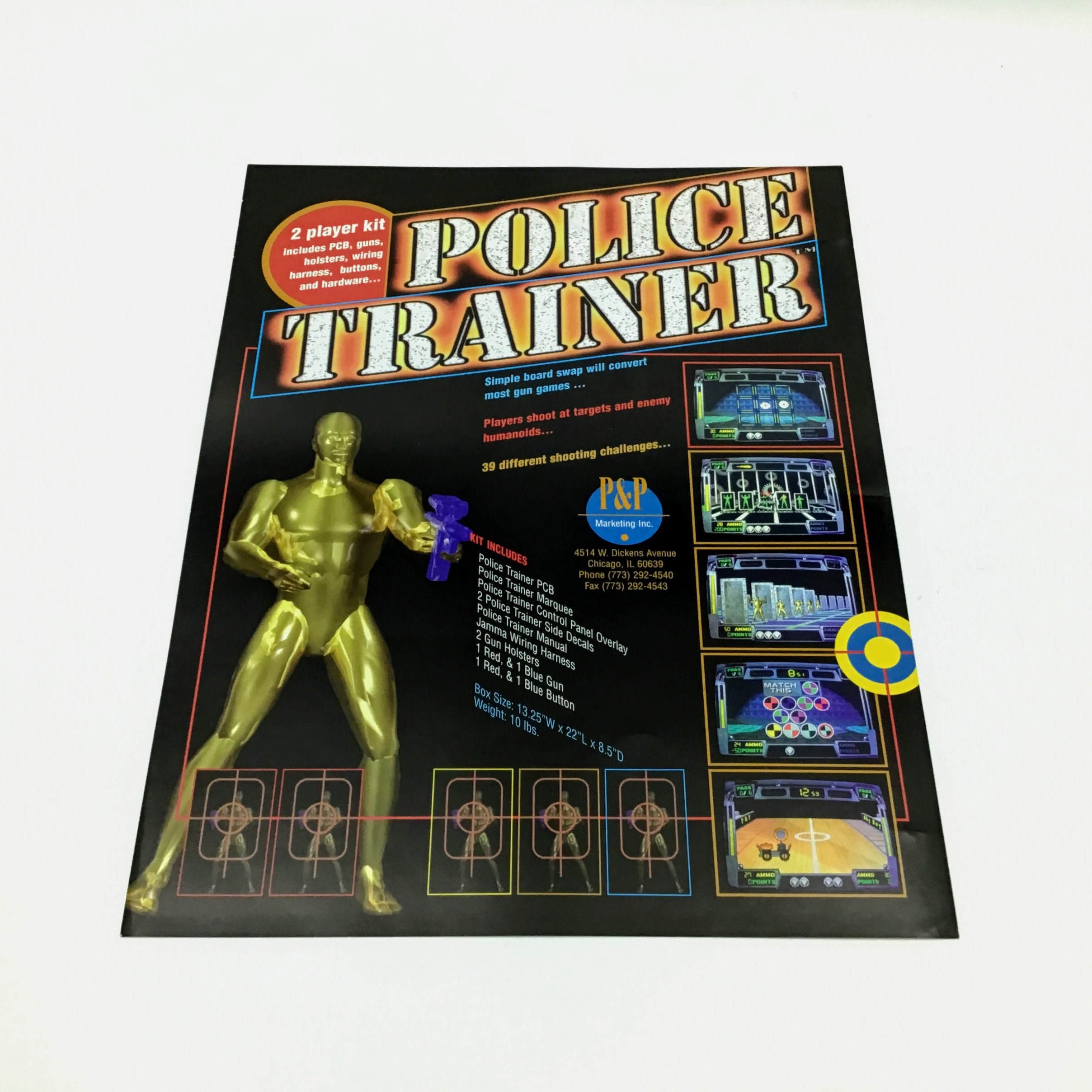 Police Trainer Arcade Flyer Arcade Sales Flyer - Etsy