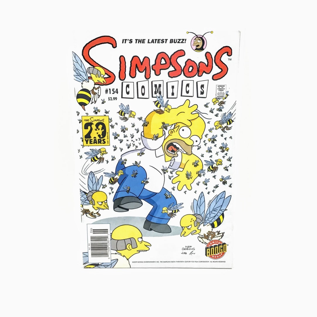 Simpsons Comics 154 Comic Book, Bongo Comics Group - Etsy
