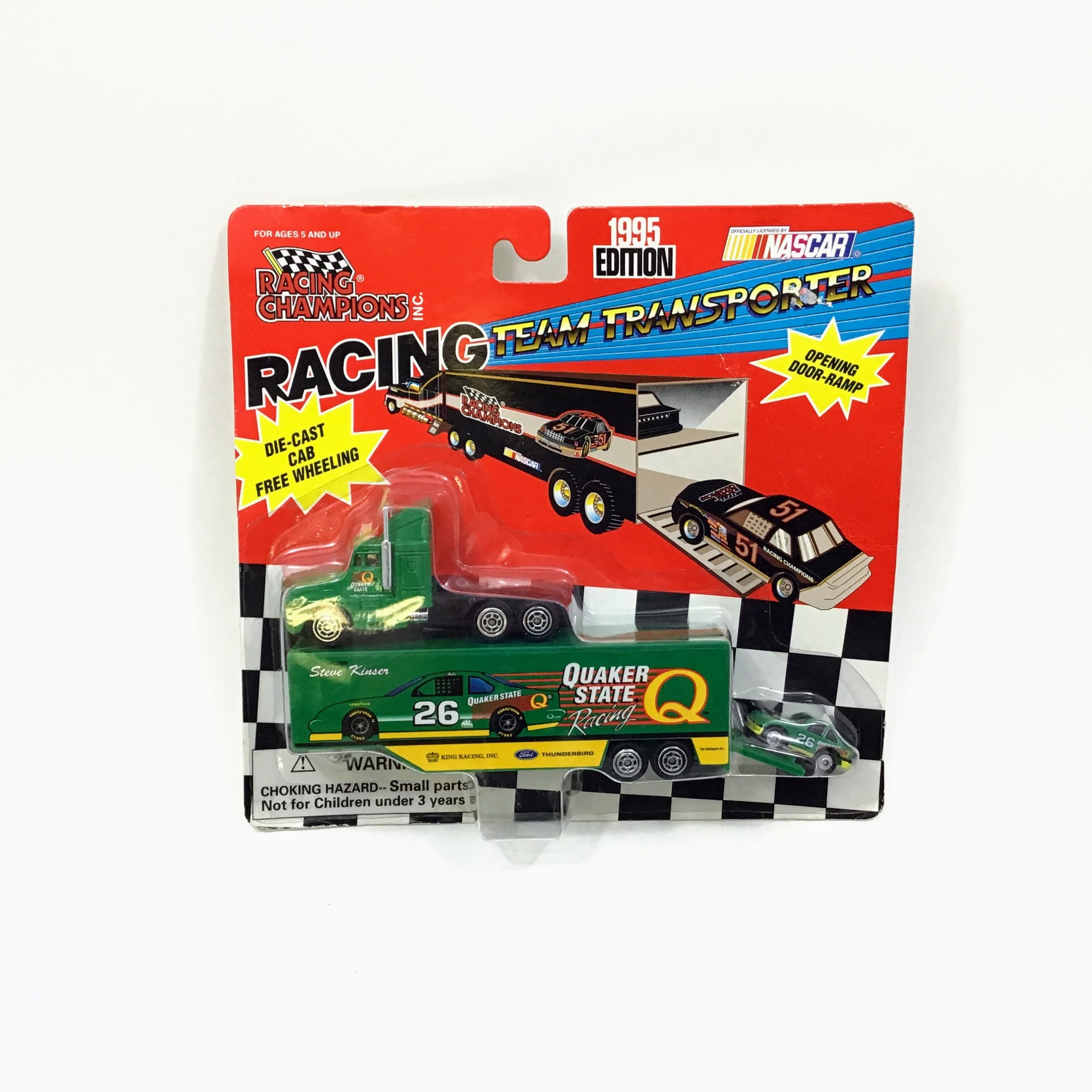Toys & Games Racing Champions Quaker State Team Transporter DieCast Die ...