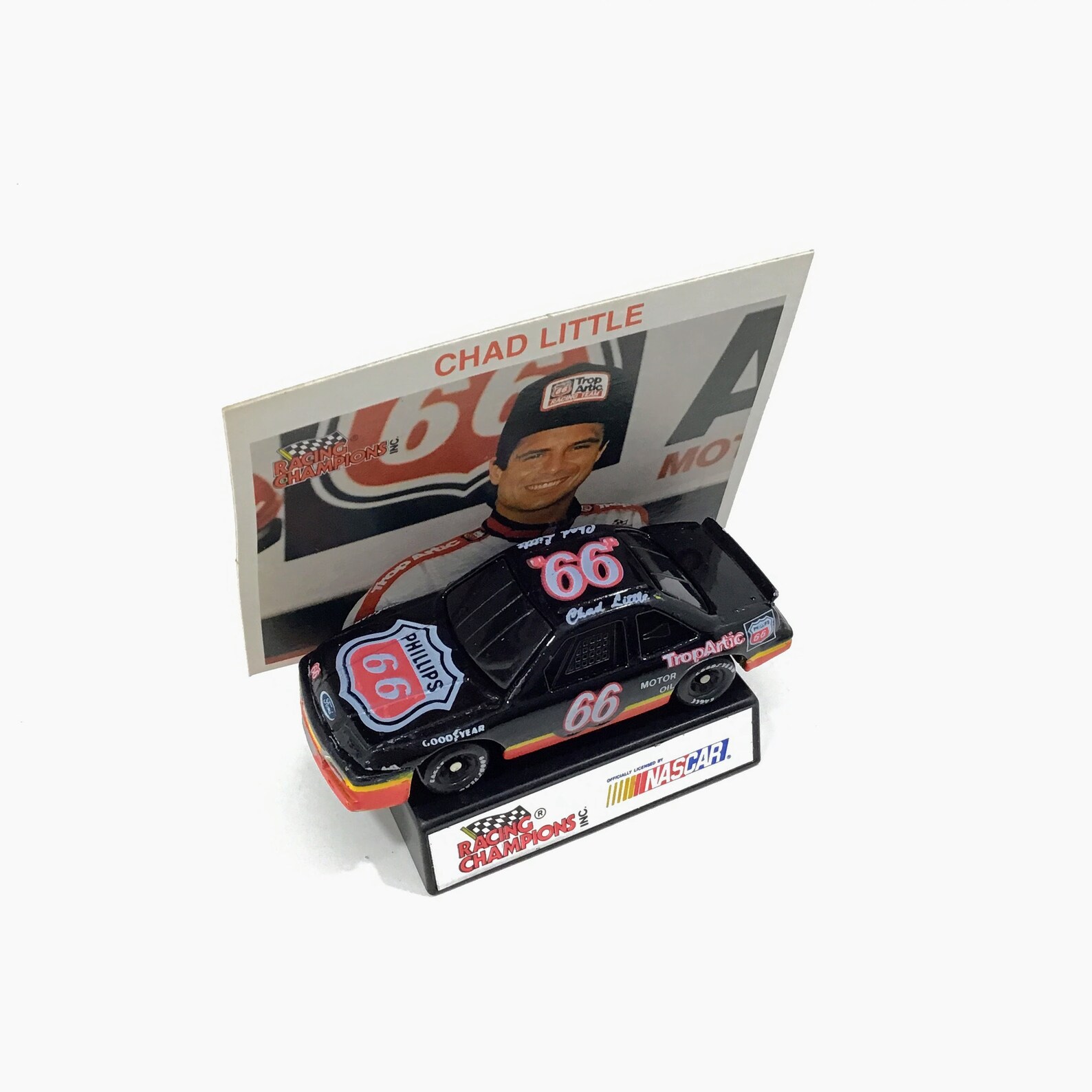 Chad Little NASCAR Phillips 66 Car Racing Champions Stock Car Diecast 1 ...