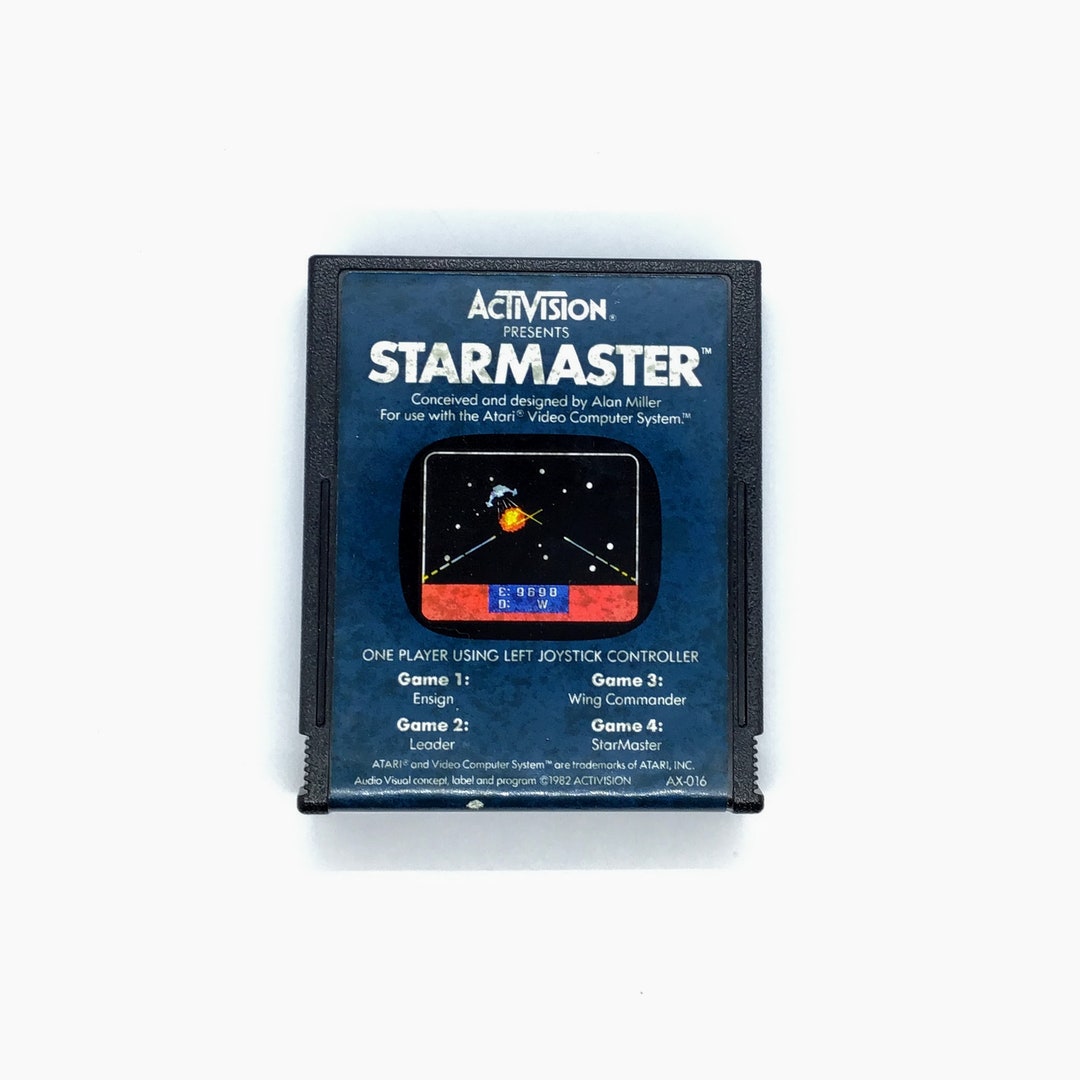 STARMASTER ATARI 2600 Video Game Cartridge Activision - Etsy