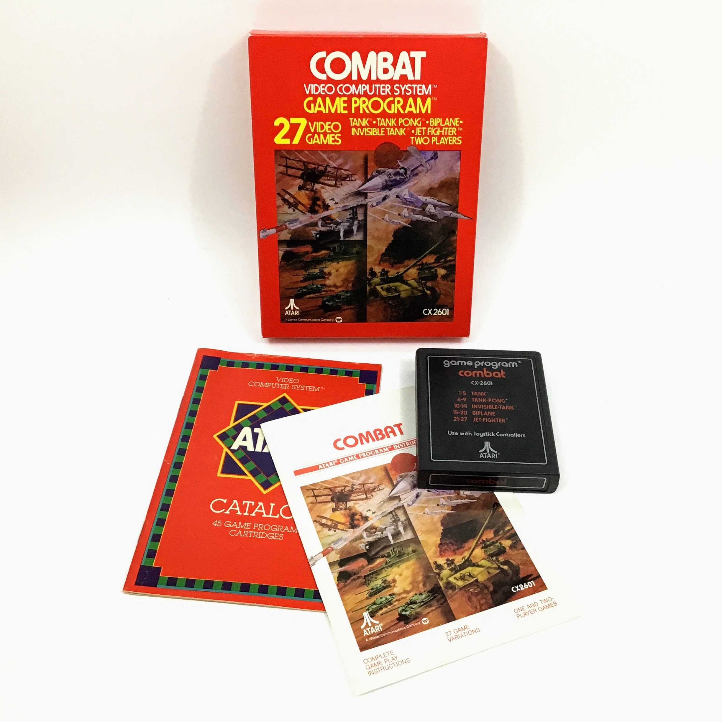 Atari 2600 COMBAT Video Game and Box - Etsy
