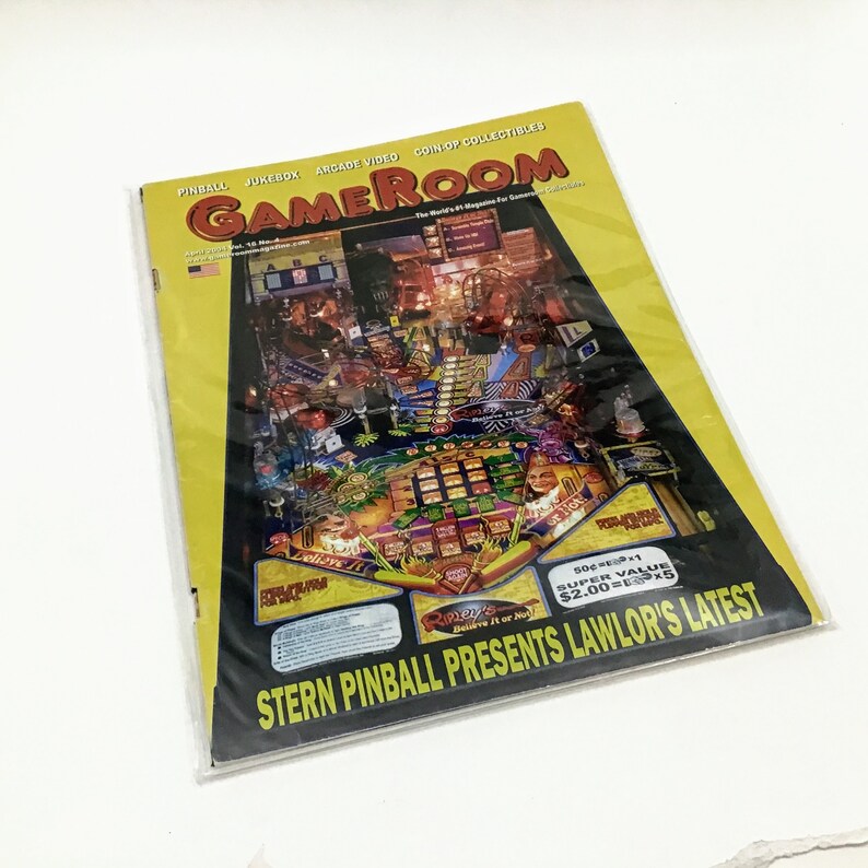 GAME ROOM MAGAZINE Stern Pinball - Etsy