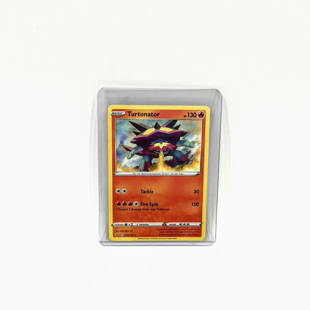 Turtonator Pokémon Card 029/202 Sword & Shield RARE - Etsy