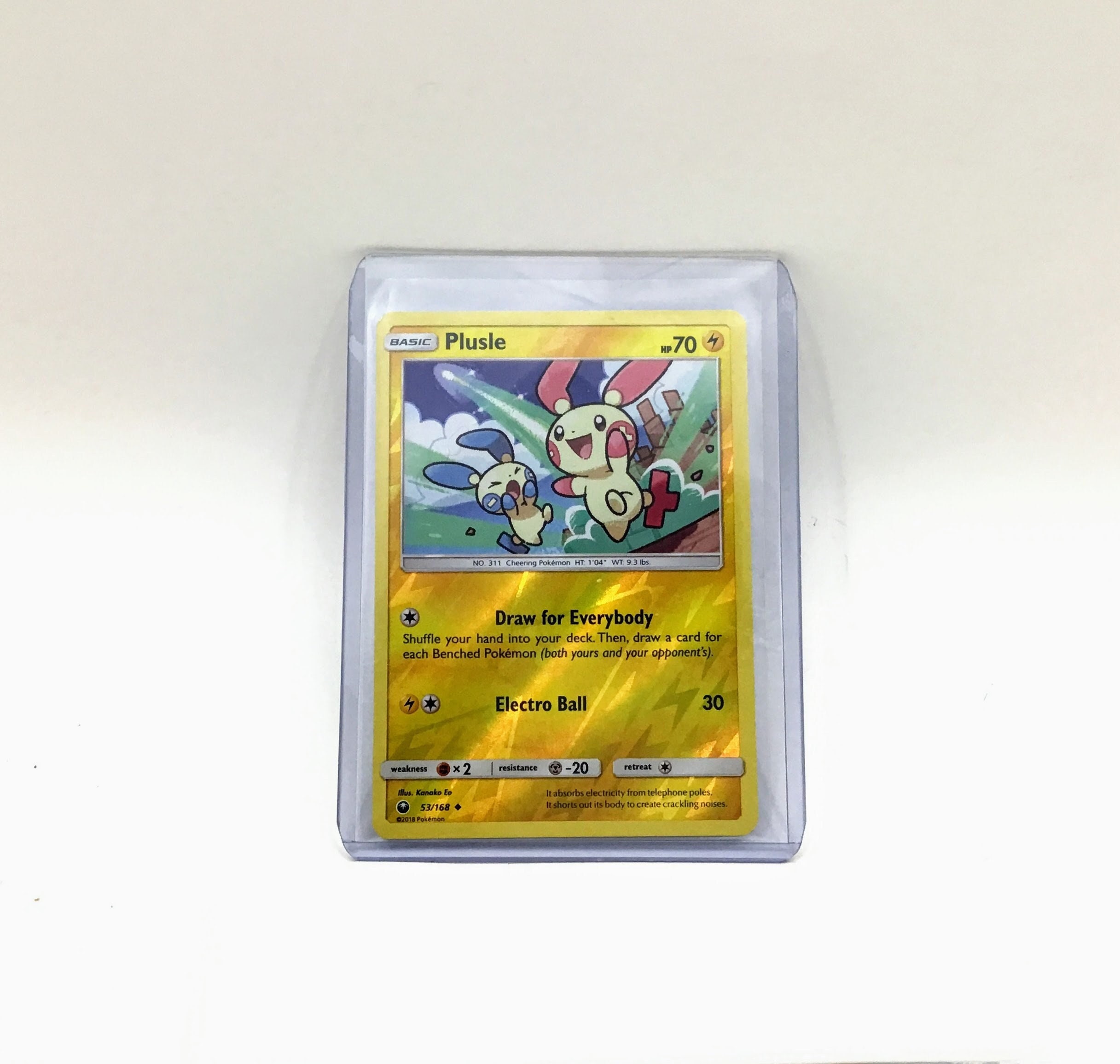 Pokemon Plusle Card