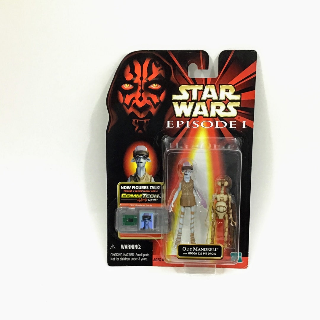 ODY MANDRELL With OTOGA 222 Pit Droid Star Wars Episode 1 Action Figure ...