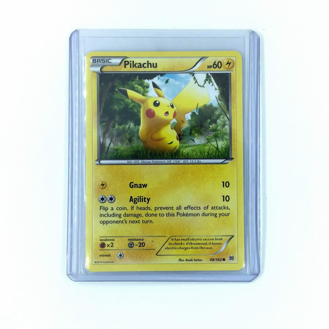 PIKACHU Pokémon Card XY Breakthrough - Etsy