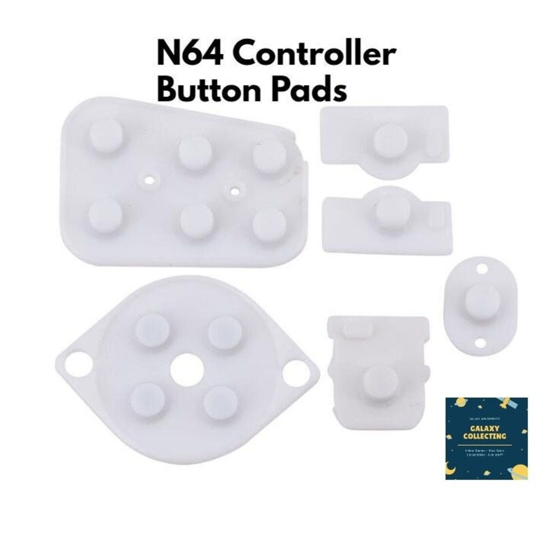 Nintendo 64 for N64 Controller Conductive Rubber Button Pads - Etsy