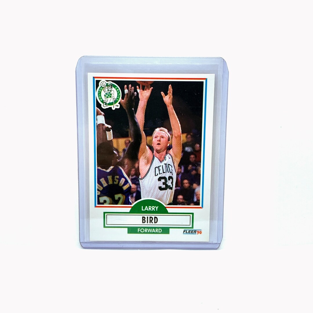 Larry Bird 1990 Fleer Basketball Trading Card - Etsy