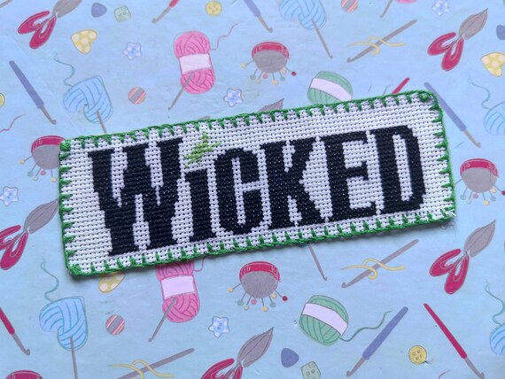Wicked the Musical Cross Stitch | Etsy