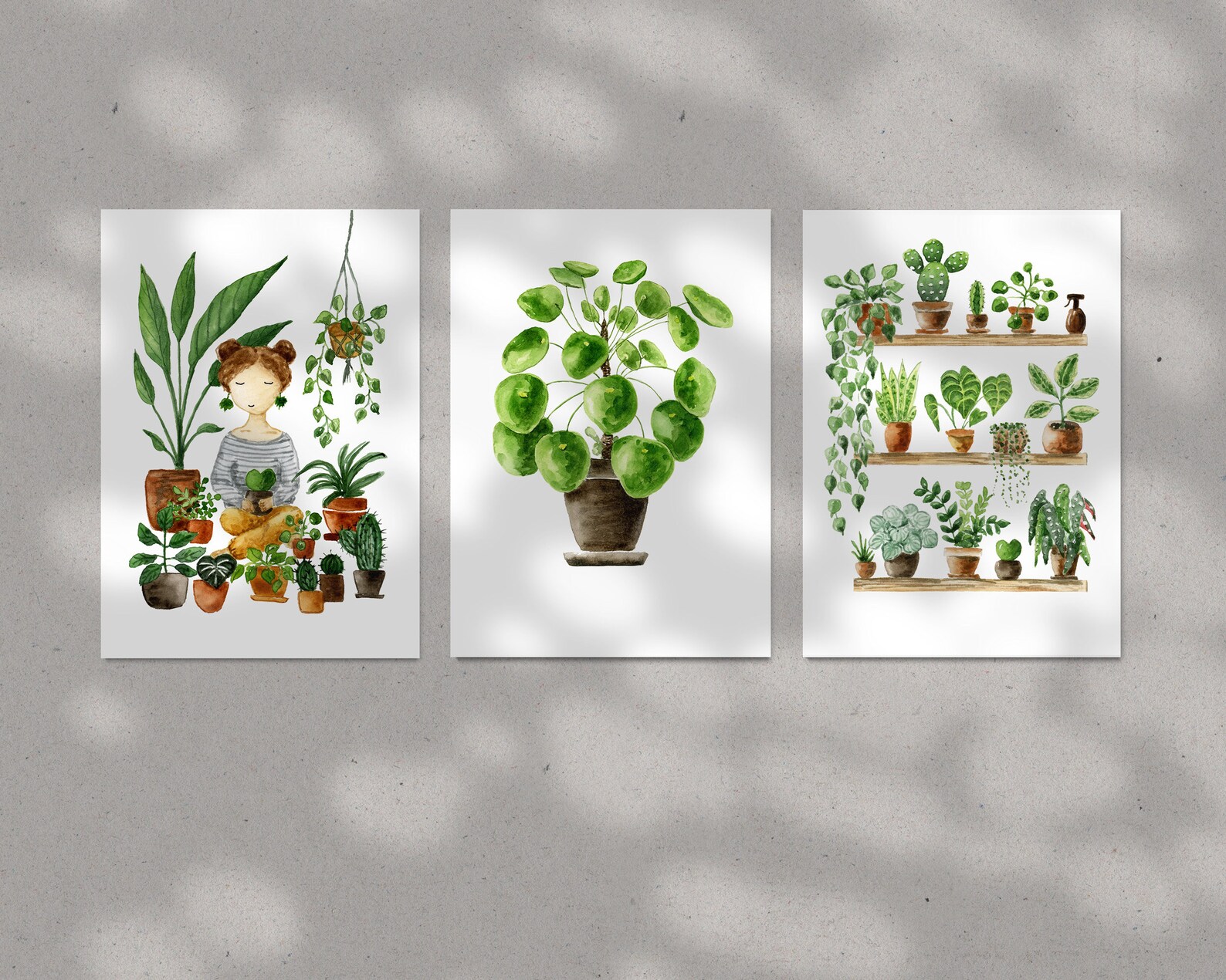 Pflanzen Poster 'Plant Shelfie' alle Größen Fine Art - Etsy.de