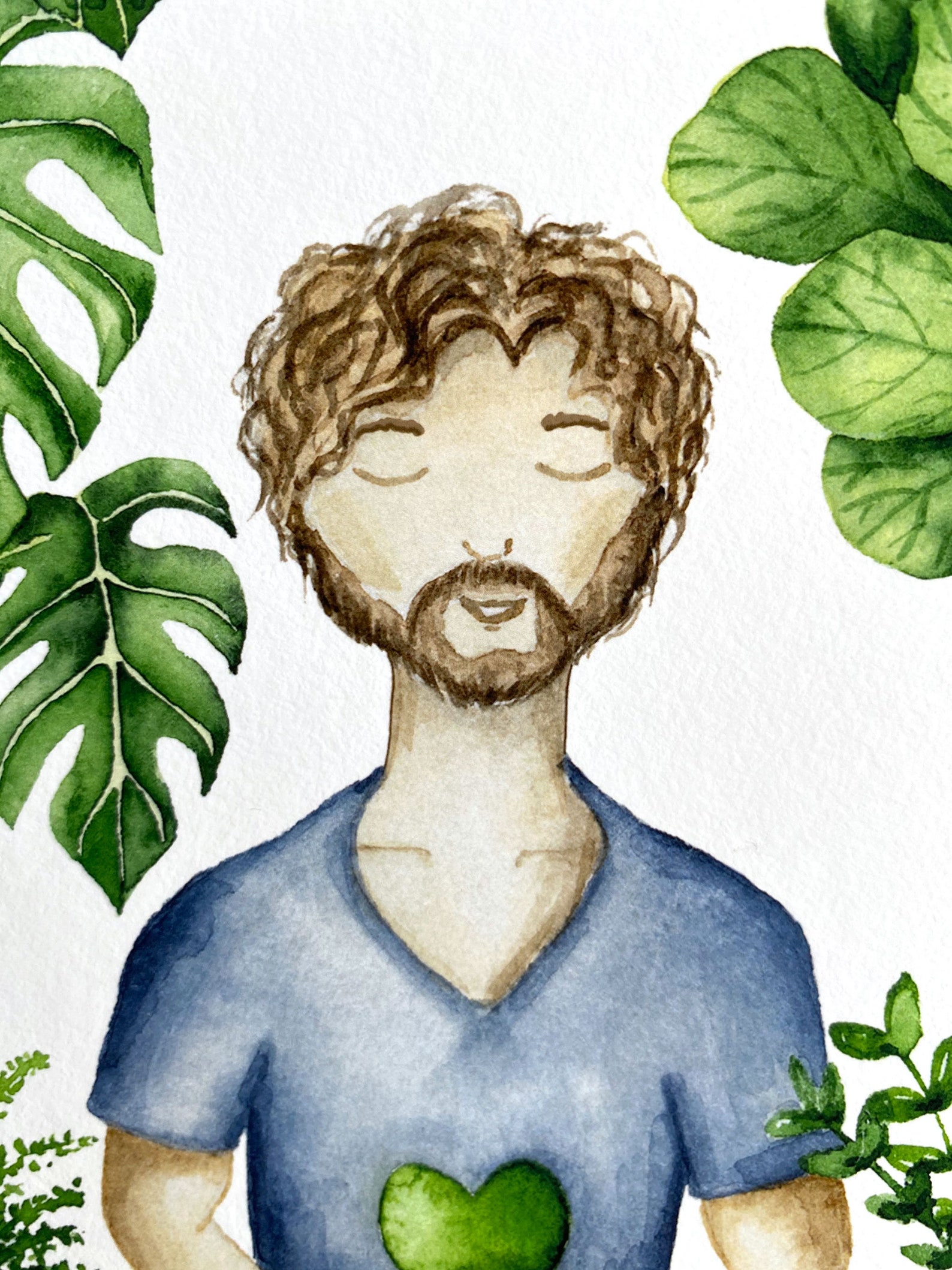 Plant Poster 'plant Guy' All Sizes Fine Art Print - Etsy