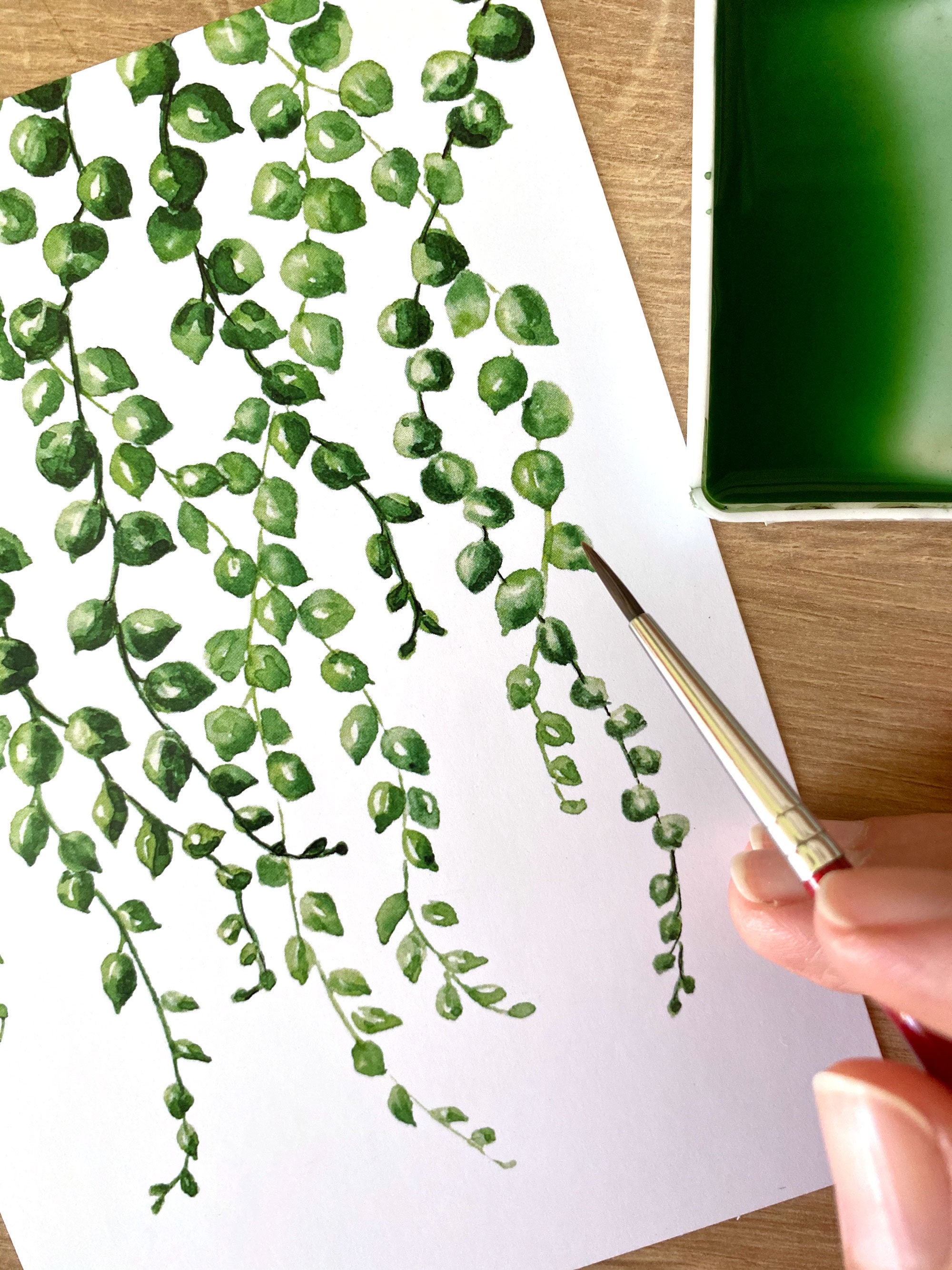 Postcard A6 'string of Pearls' Fine Art Print - Etsy