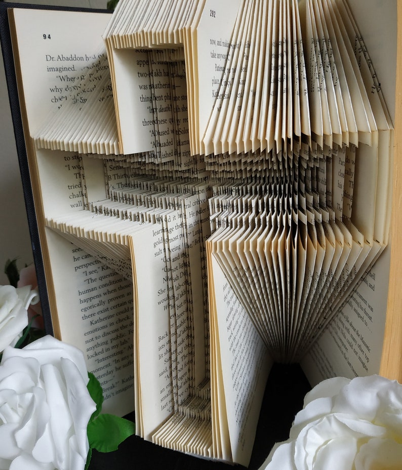 Tiered Cross Book Folding Pattern: Cut & Fold Combination (PDF) - Etsy