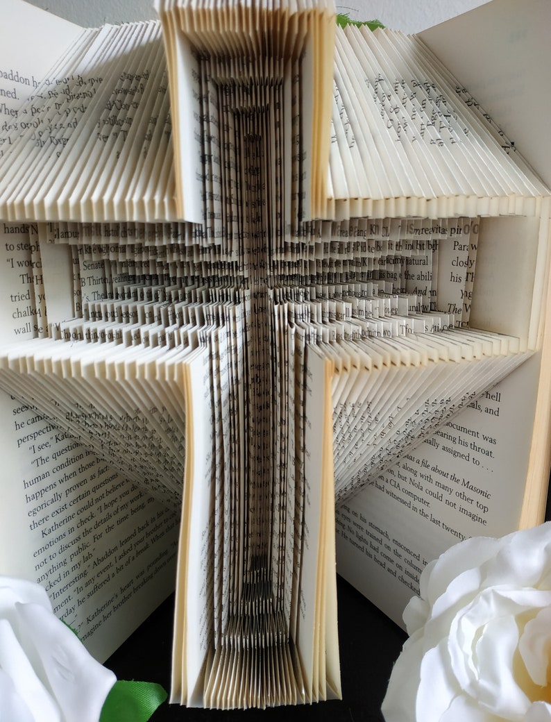 Tiered Cross Book Folding Pattern: Cut & Fold Combination (PDF) - Etsy