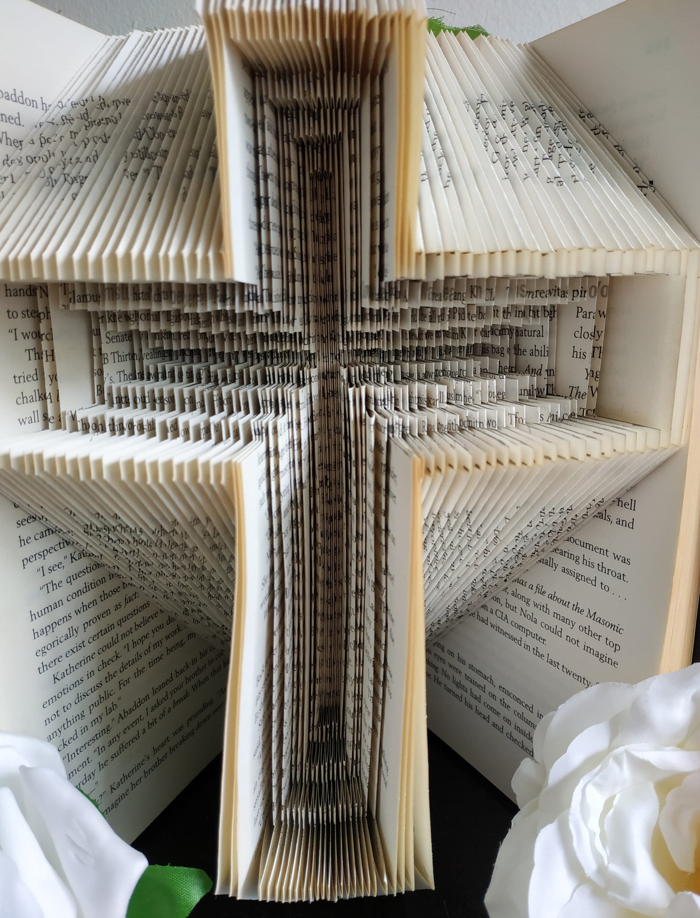 Tiered Cross Book Folding Pattern: Cut & Fold Combination (PDF) - Etsy