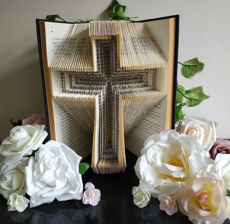 Tiered Cross Book Folding Pattern: Cut & Fold Combination (PDF) - Etsy