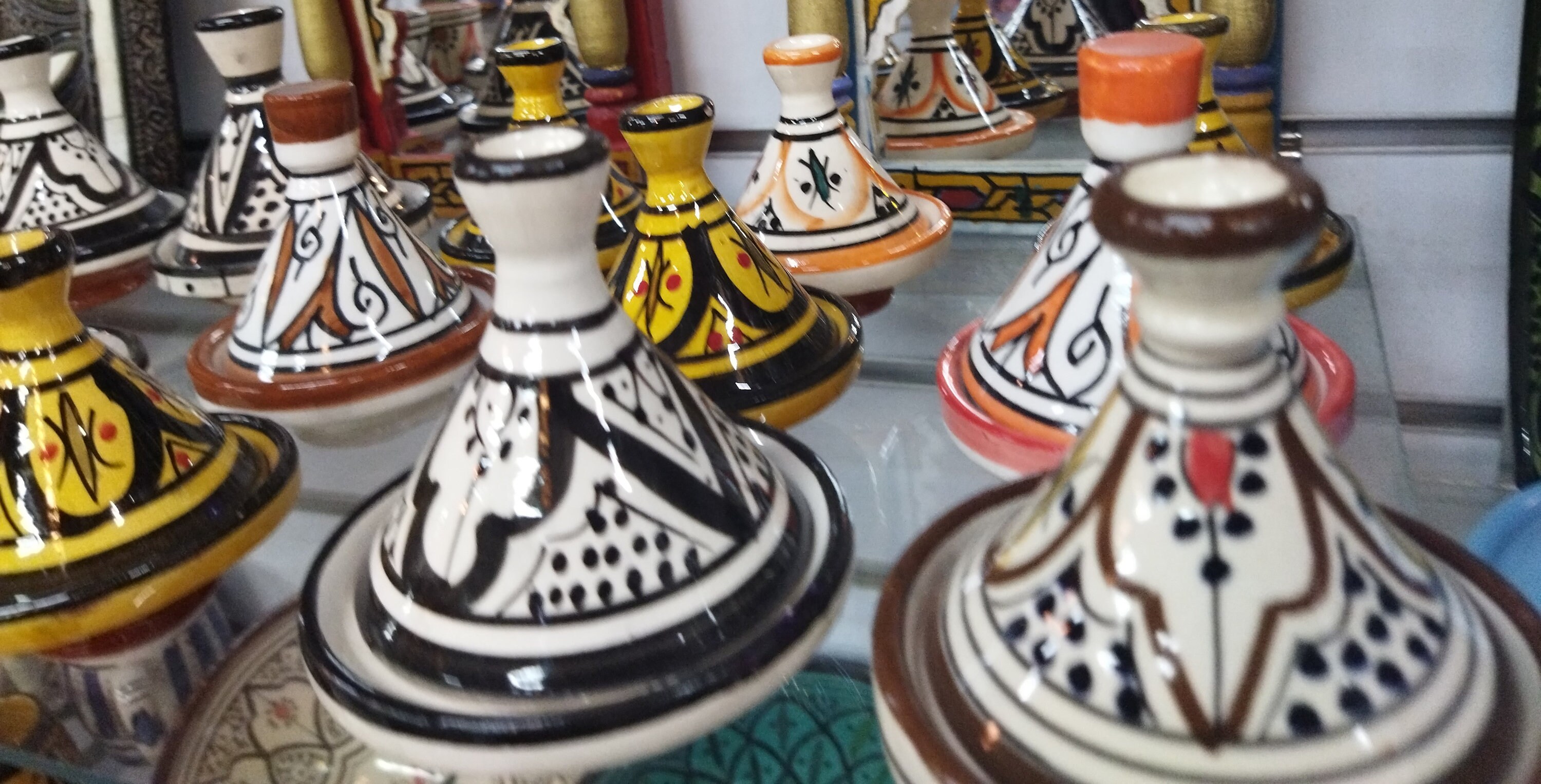 Set of 3 Handmade Mini Moroccan Ceramic Tagines for Serving Spices ...